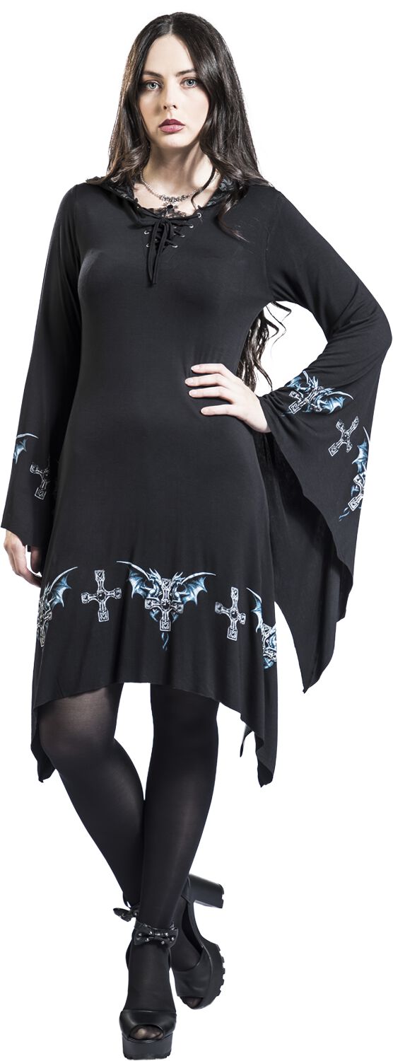 Gothicana X Anne Stokes - Short Dragon Dress | Gothicana by EMP Kurzes ...
